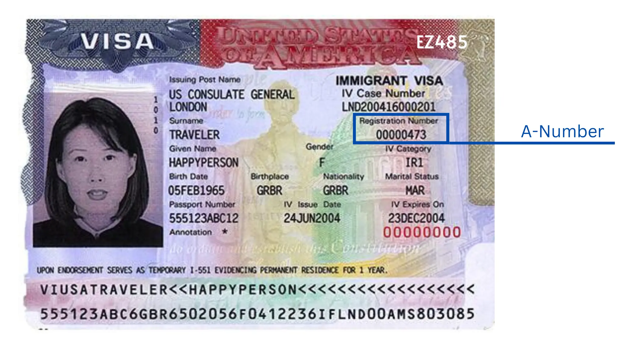 2023 Complete Guide to Alien Registration Number (A-Number) EZ485