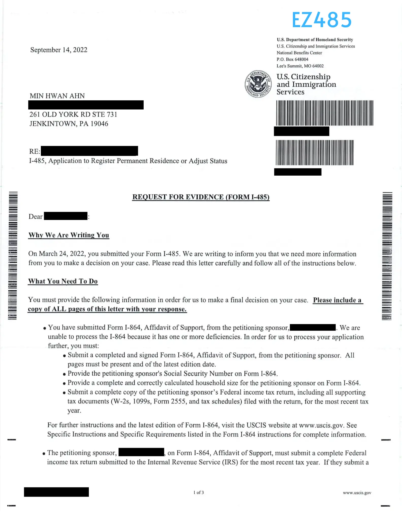 2023 Ultimate RFE Guide RFE Sample And Response Cover Letter Template