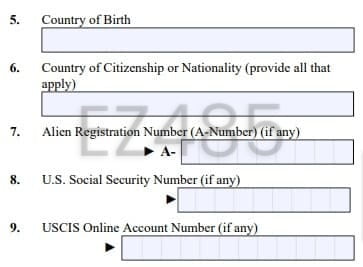 Navigating Form I-751: Part 1 – Information About You, the Conditional ...