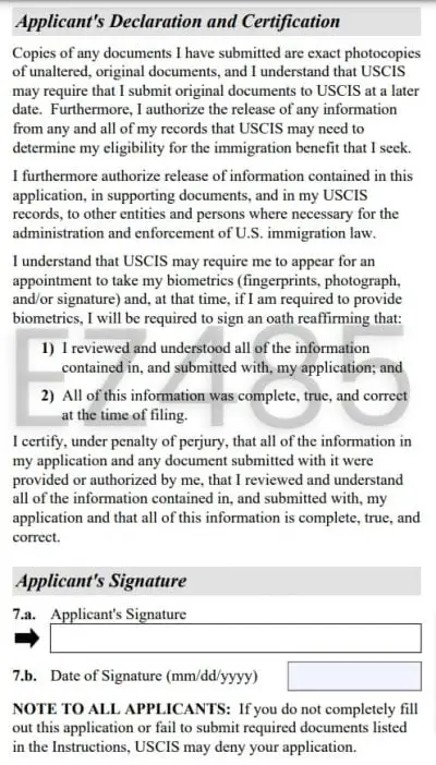Understanding the I-765 Form: The Applicant's Declaration and Certification - EZ485